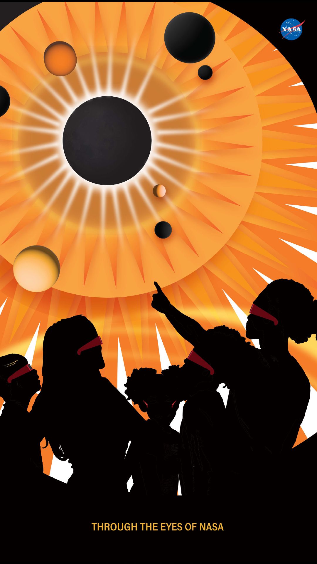 NASA’s stunning eclipse posters are out of this world | Creative Bloq