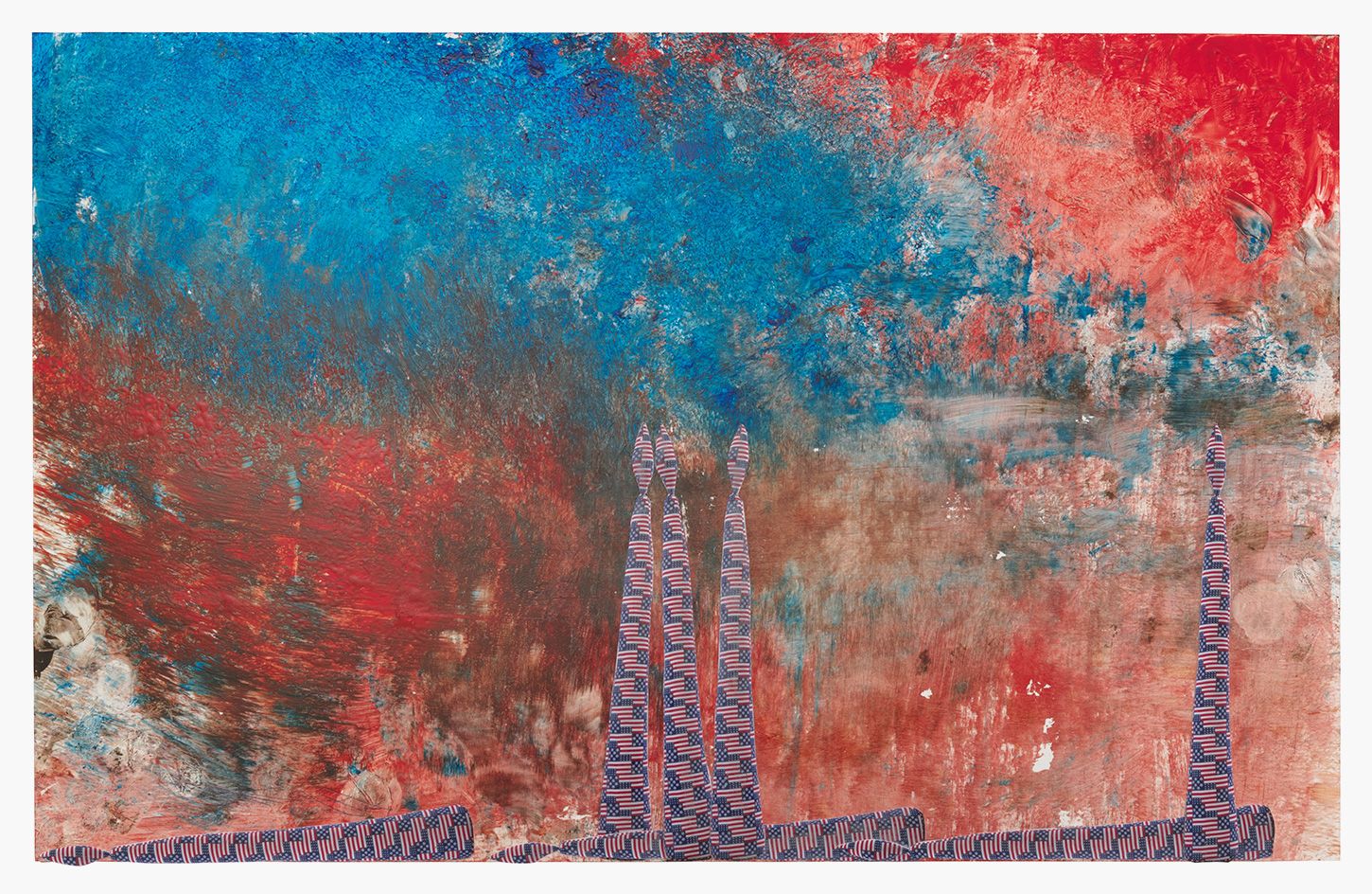 Sterling Ruby on seeing red in his visceral new paintings | Wallpaper