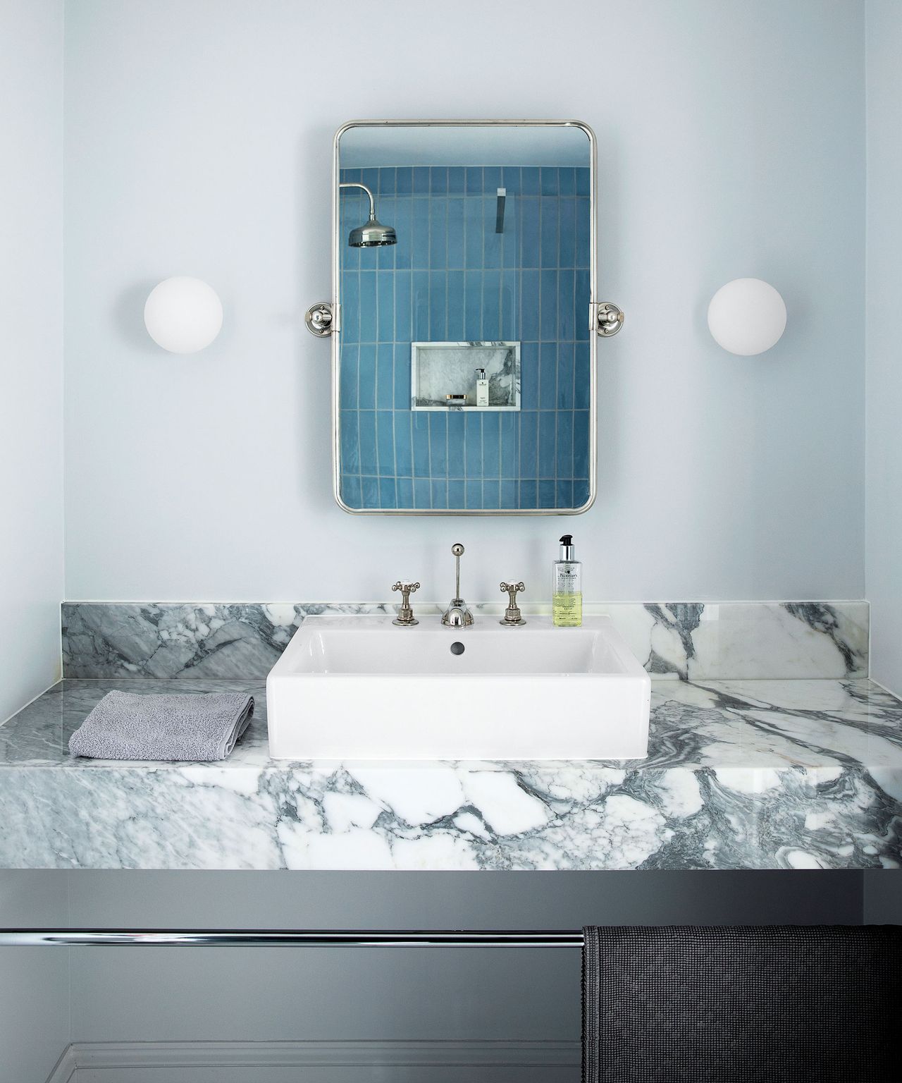 Blue and gray bathroom ideas: 11 calming schemes to inspire | Homes and ...
