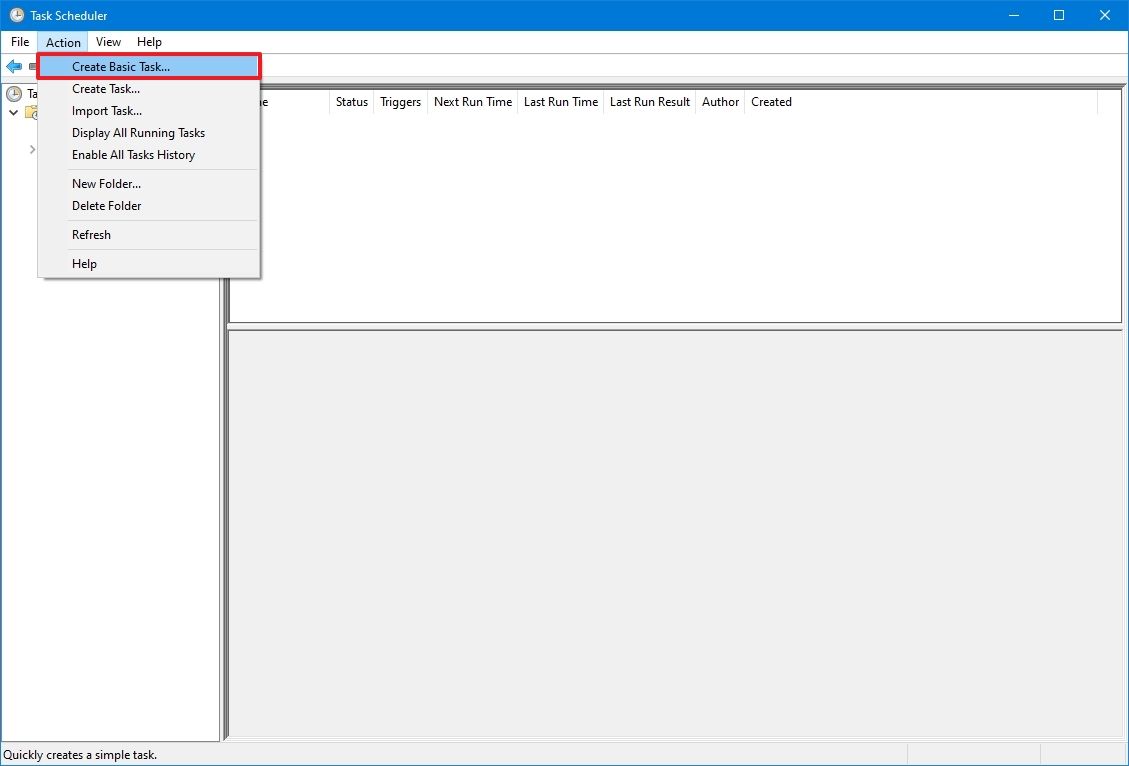 How To Create An Automated Task Using Task Scheduler On Windows 10 Windows Central
