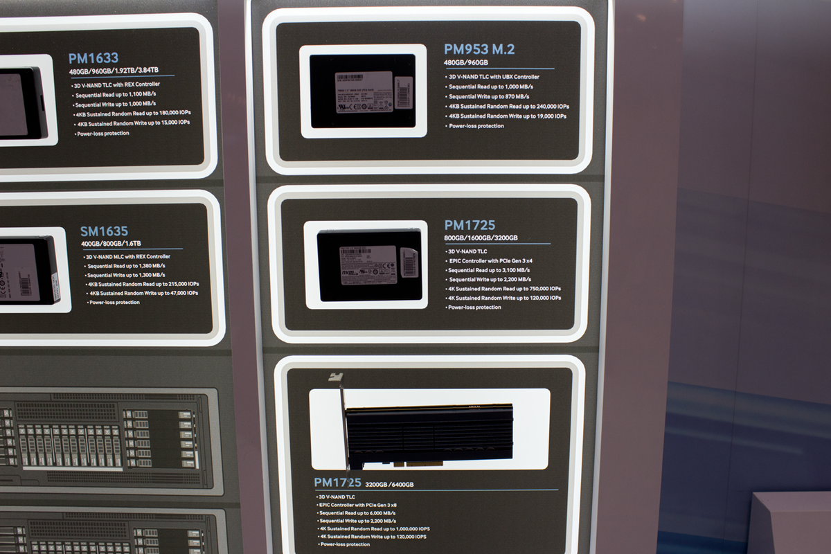 Samsung Demos PM1725 At 1 Million IOPS And 6.3 Gigabytes Per Second ...