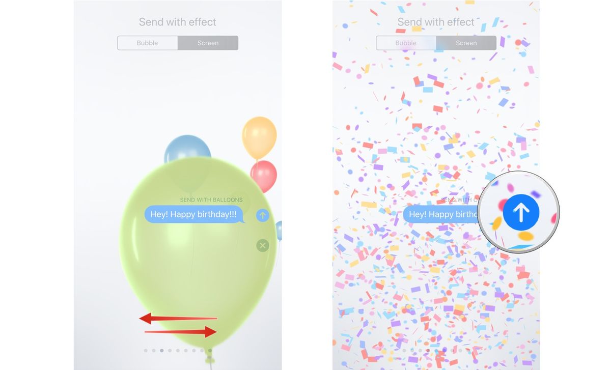 How to use bubble and screen effects in Messages for iPhone and iPad ...