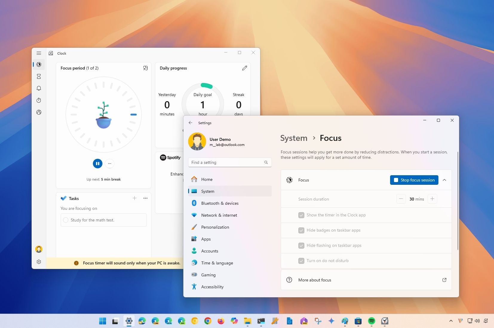 How to use Focus to avoid distractions in Windows 11 | Windows Central
