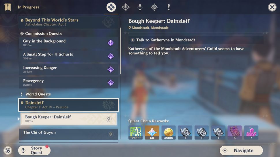 Genshin impact Dainsleif questions: what are the answers in the Bough ...