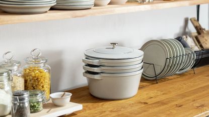 These are the stackable kitchenware pieces you *need* for small-space ...