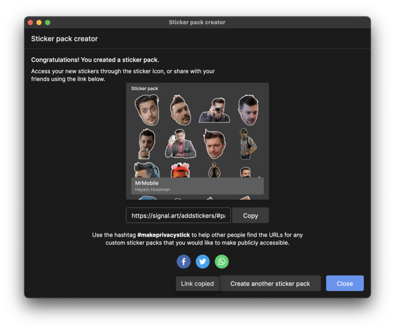 How to create custom stickers for the Signal messaging app | Android ...