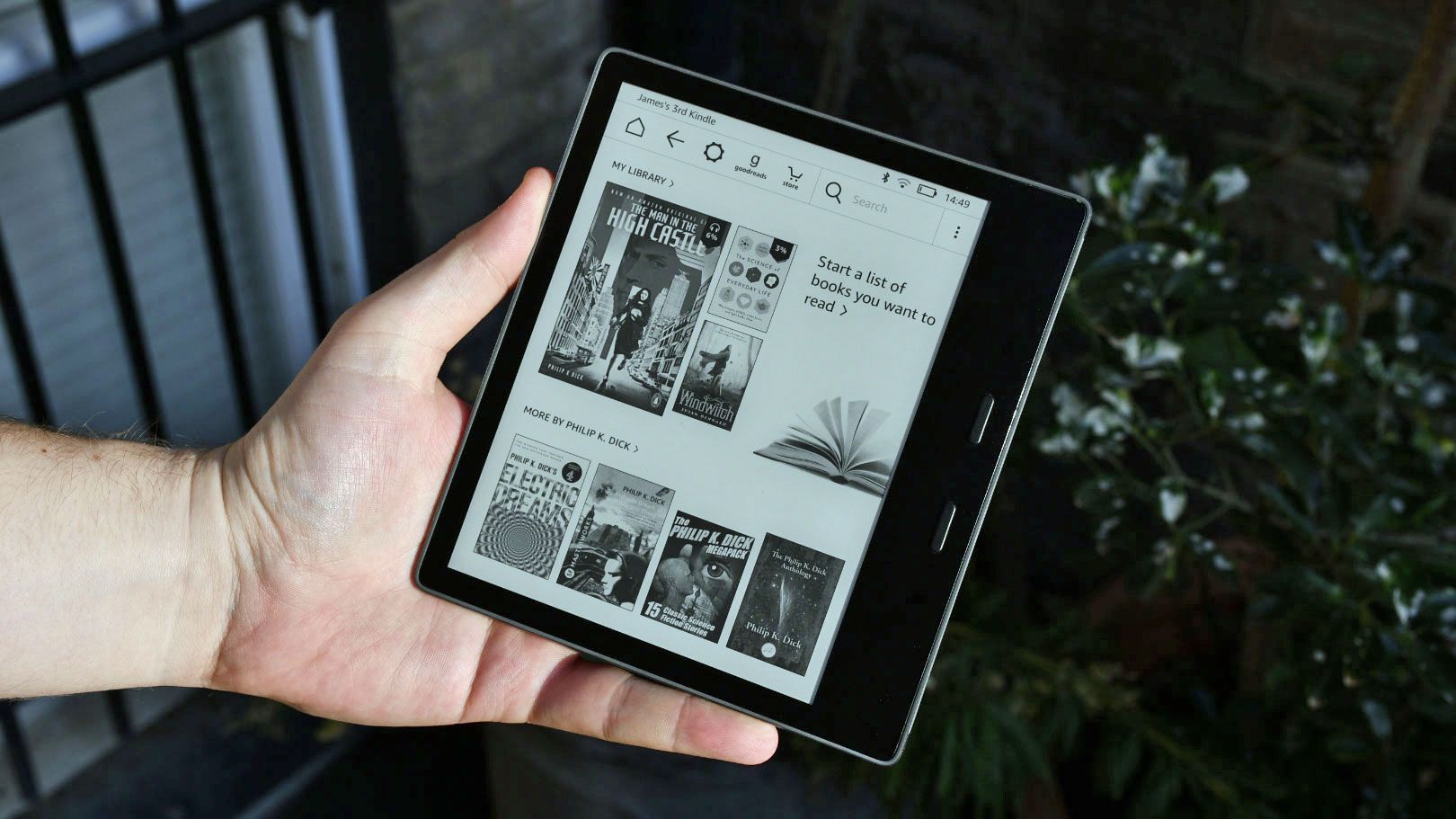 I've had an Amazon Kindle for years and I still can't get over this ...