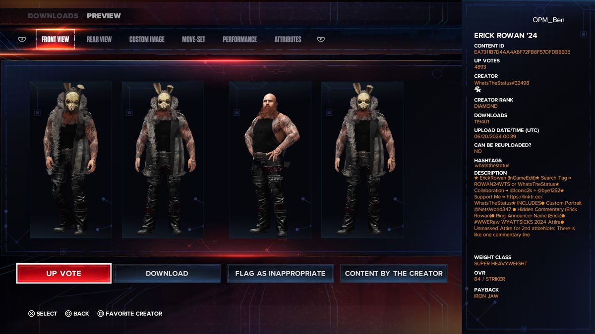 The best WWE 2K24 CAWs for you to download right now | GamesRadar+