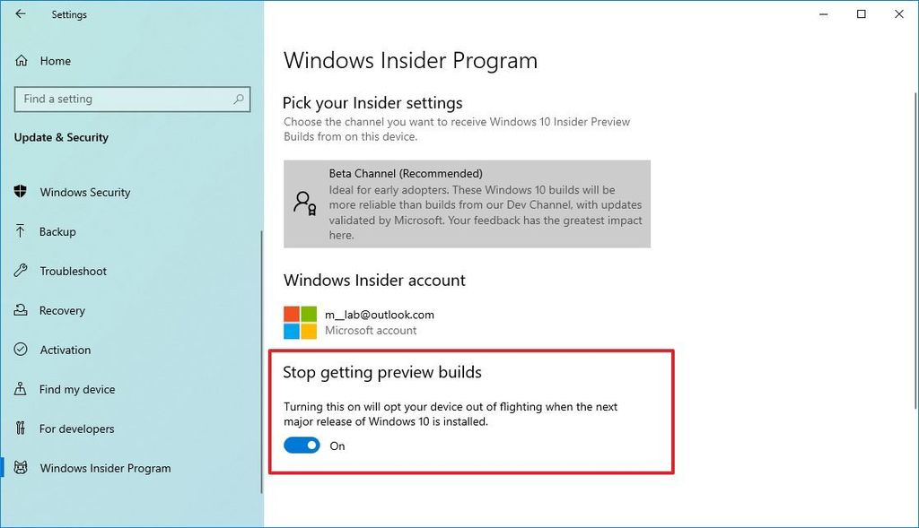 How to opt-out of the Windows Insider Program now that the October 2020 ...