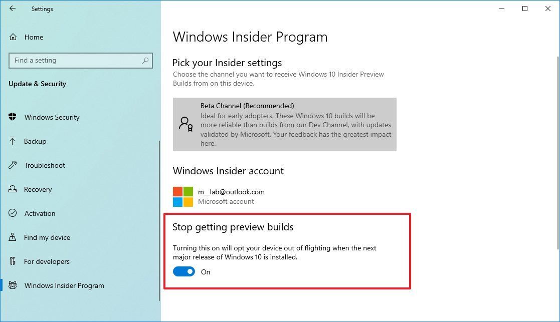How to opt-out of the Windows Insider Program now that the October 2020 ...