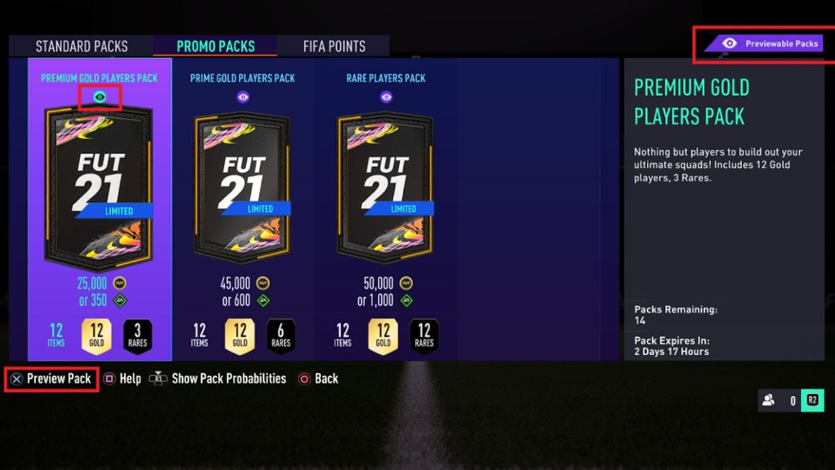 FIFA 21 adds Ultimate Team packs you can see before you buy | GamesRadar+