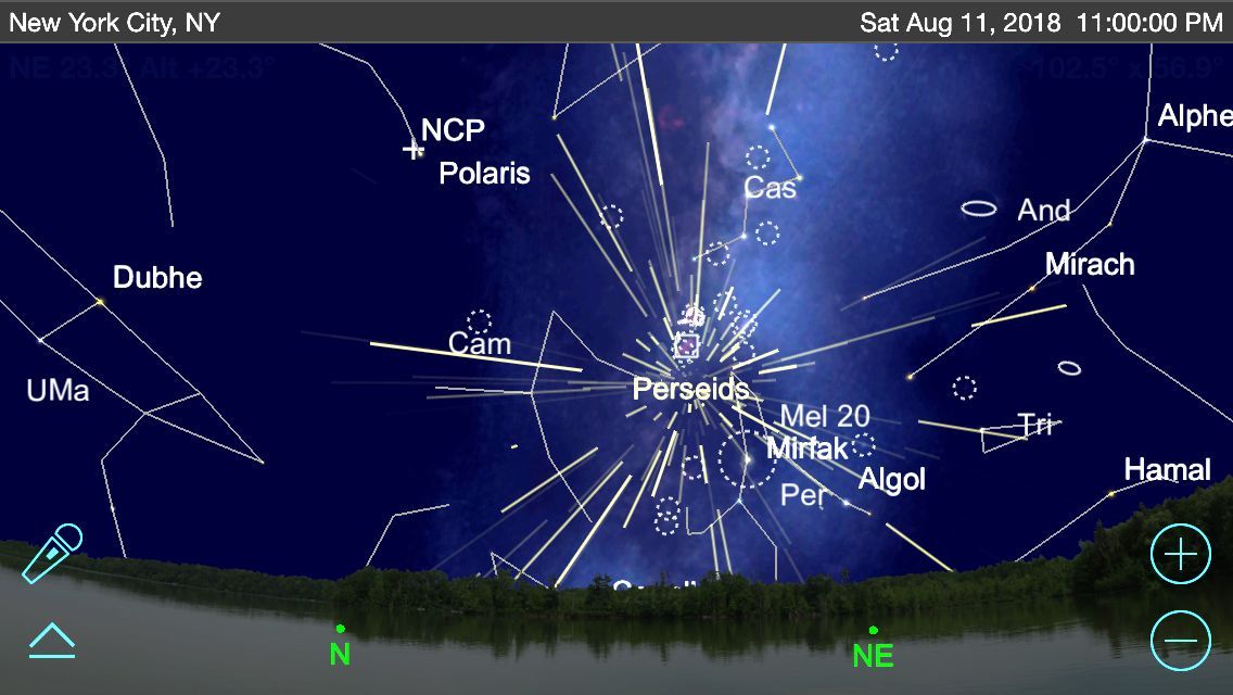 Making the Most of the 2018 Perseid Meteor Shower Using Mobile Apps | Space