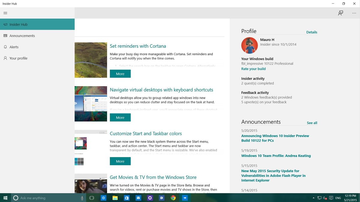 Windows 10 build 10122: Everything you need to know | Windows Central