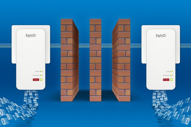 FRITZ!Powerline 1240 AX WLAN Set con Wi-Fi 6: connessione veloce e ...