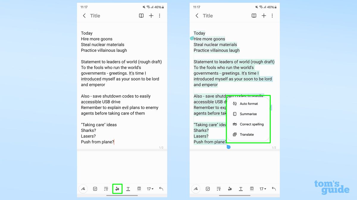 Samsung Galaxy AI has supercharged the Notes app on Galaxy S24 — how to ...