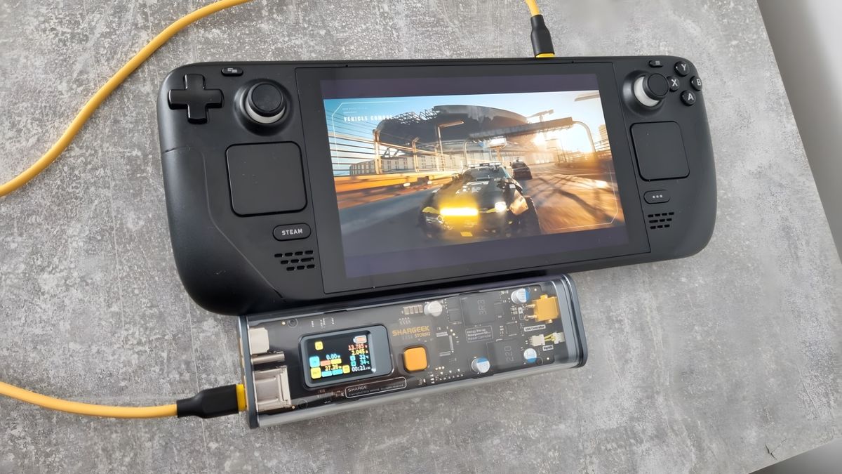This power bank looks like something straight out of Cyberpunk 2077 ...