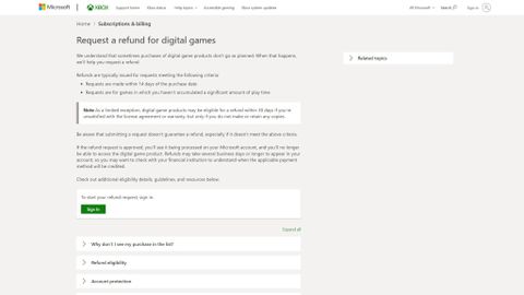 How to get refunds on digital Xbox games and subscriptions | Windows ...
