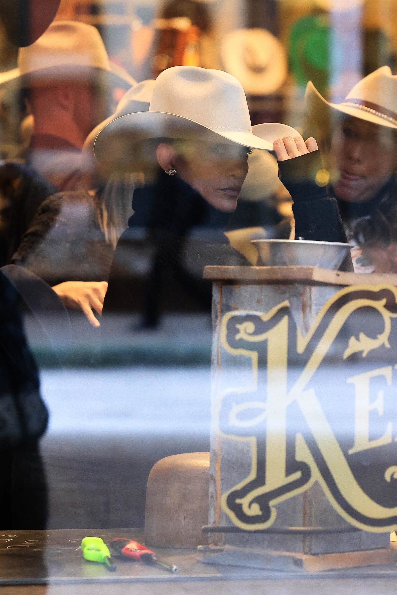 Jennifer Lopez Goes Western-Chic in a Custom Cowboy Hat and Chanel ...