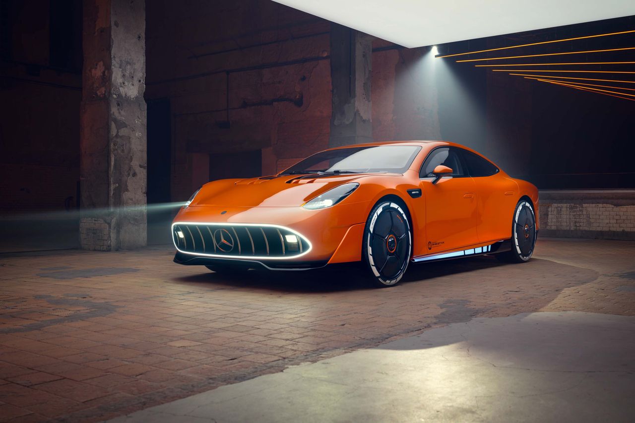 Mercedes-AMG Concept AMG GT XX rewrites electric rulebook | Wallpaper*