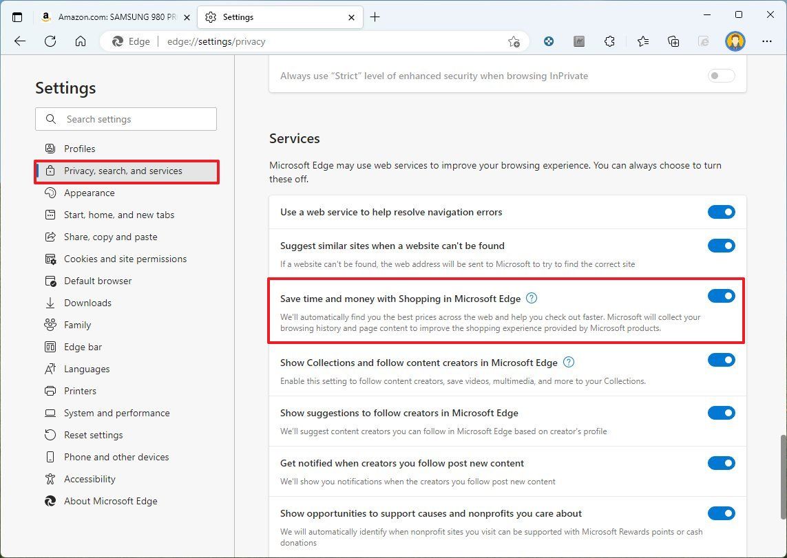 How to use Microsoft Edge to save money and time shopping on Black ...