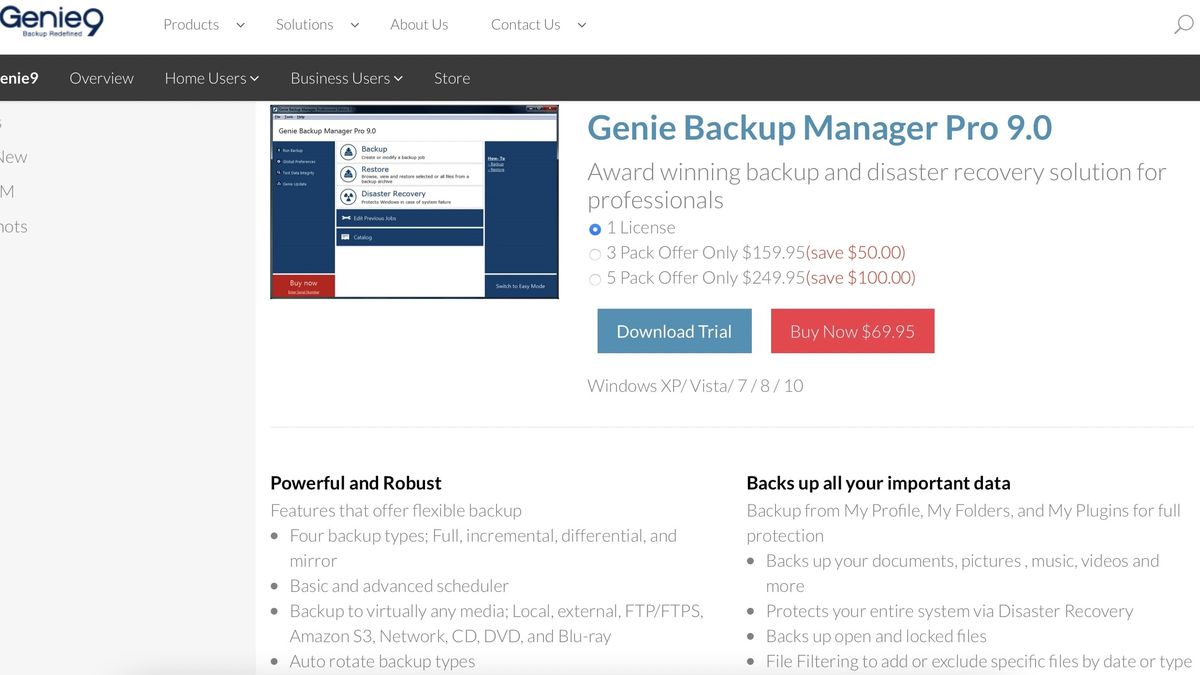 Genie Backup Manager review | TechRadar