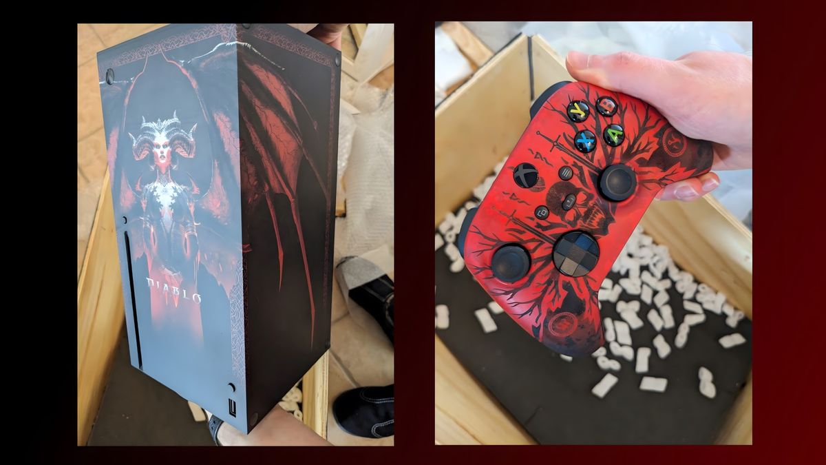 A special edition Diablo 4 Xbox Series X exists but it's custom made ...