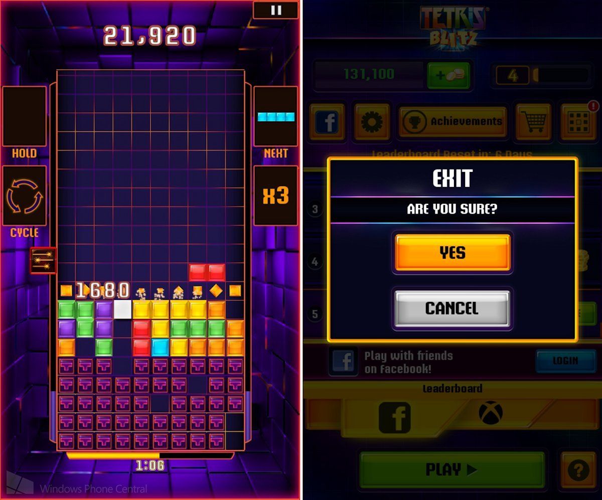 Tetris Blitz Review: The fastest block dropping game on Windows Phone 8 ...