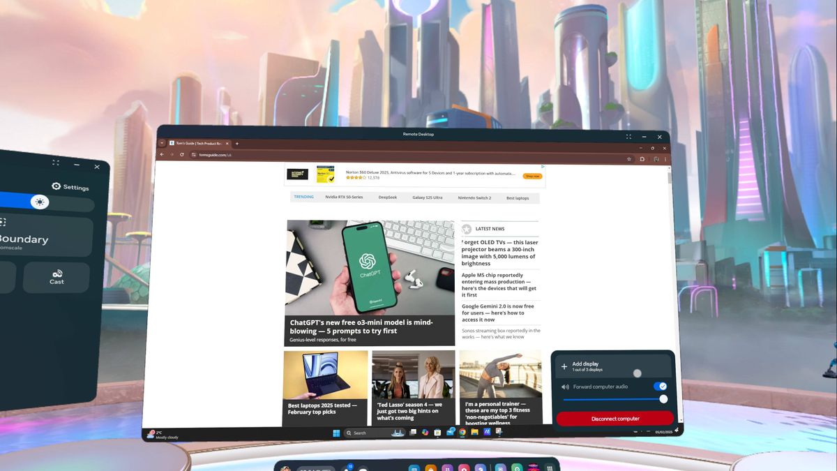 How to connect Meta Quest to Windows 11 PC — get 3 virtual displays easily | Tom's Guide
