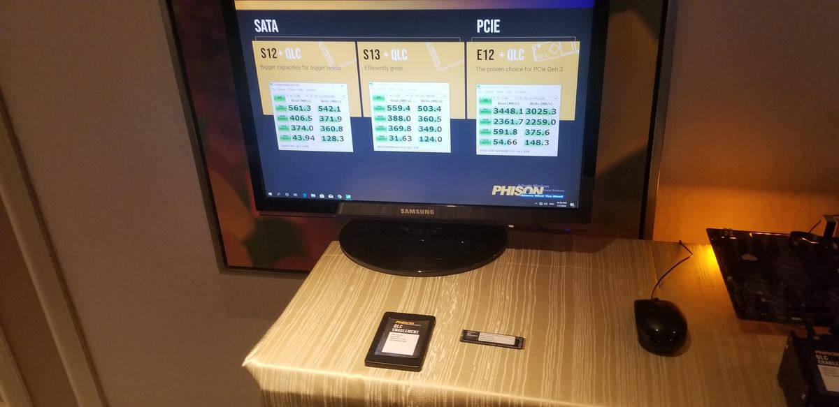 Phison Displays 8TB M.2, 16TB SATA SSDs at CES 2020 | Tom's Hardware