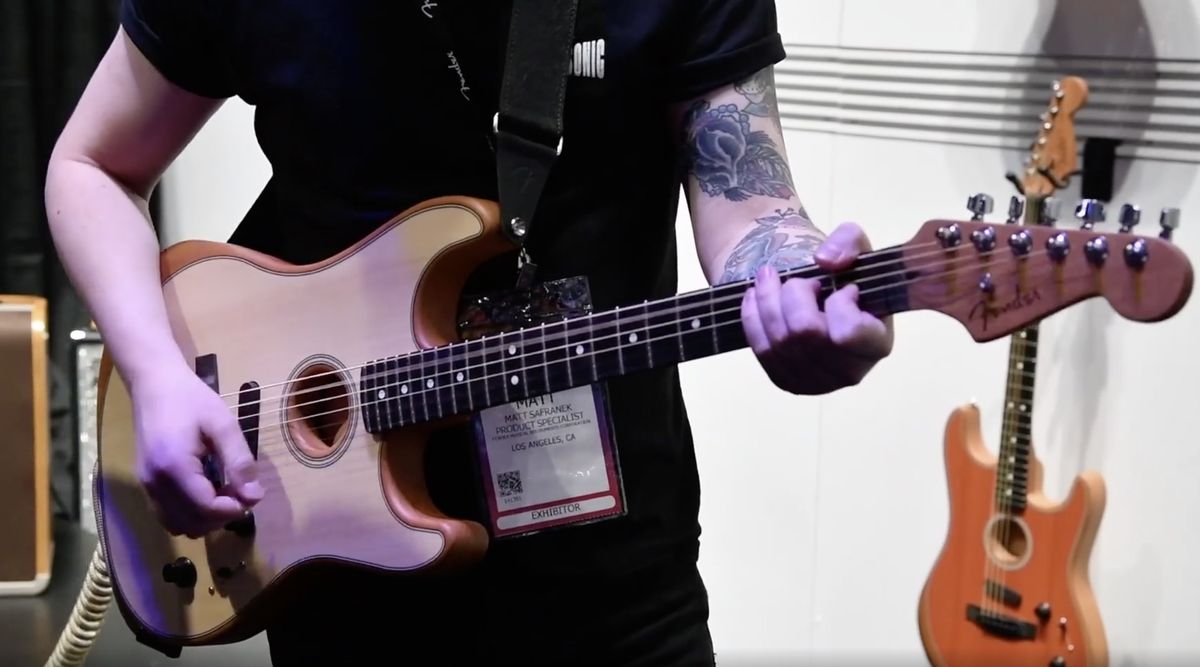 NAMM 2020 video: Hear the Fender Acoustasonic Stratocaster in action ...