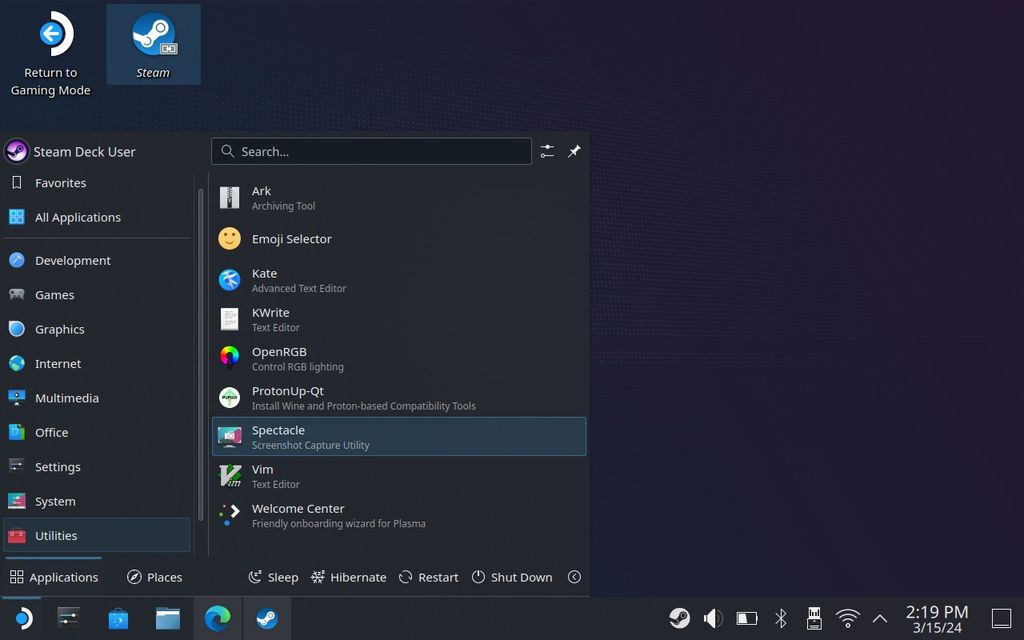 How to take a screenshot on Steam Deck in Desktop mode | Windows Central