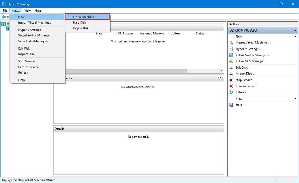 How to create a Linux virtual machine on Windows 10 using Hyper-V ...