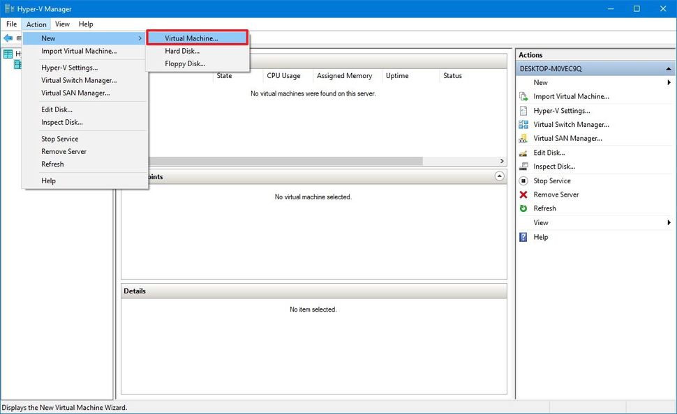 How To Create A Linux Virtual Machine On Windows 10 Using Hyper V