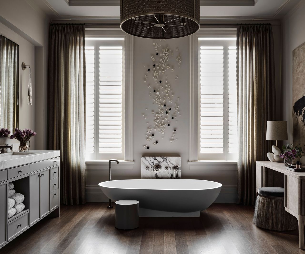 This historic Boston home has a dramatic but elegant interior | Homes ...