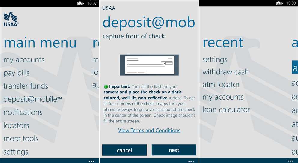 USAA banking app returns with Windows Phone 8 support in latest update ...