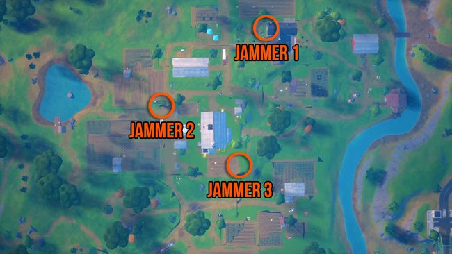 Fortnite mission kit and jammer locations outside the IO base | GamesRadar+