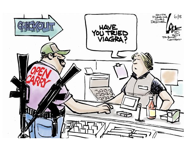 Political cartoon gun rights | The Week