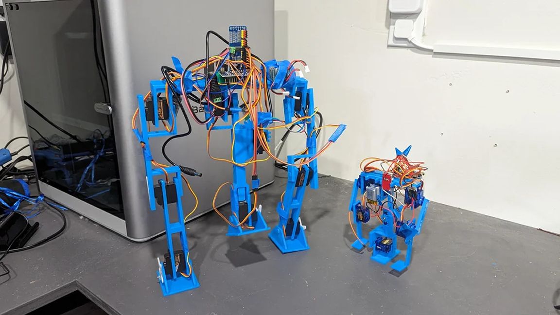 3D-printed tripedal robot walks on three legs | Tom's Hardware