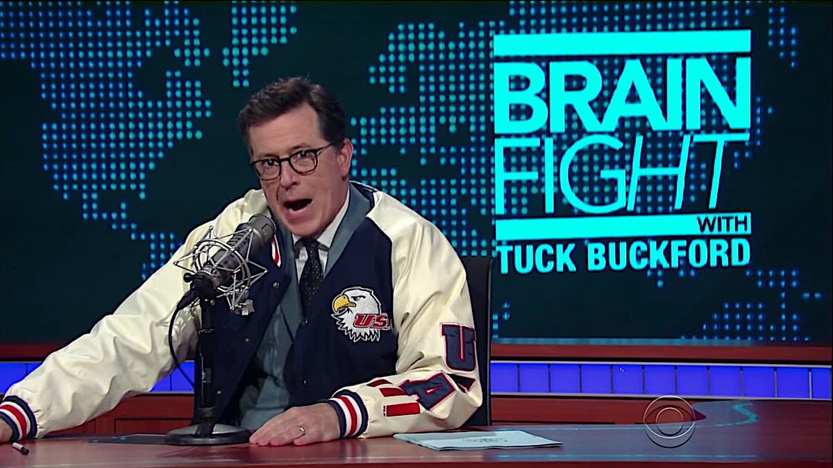 Stephen Colbert shows Alex Jones how to be a right-wing 'performance ...