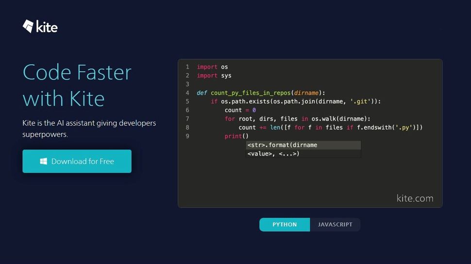 This free AI code-completion tool now works with JavaScript as well as ...