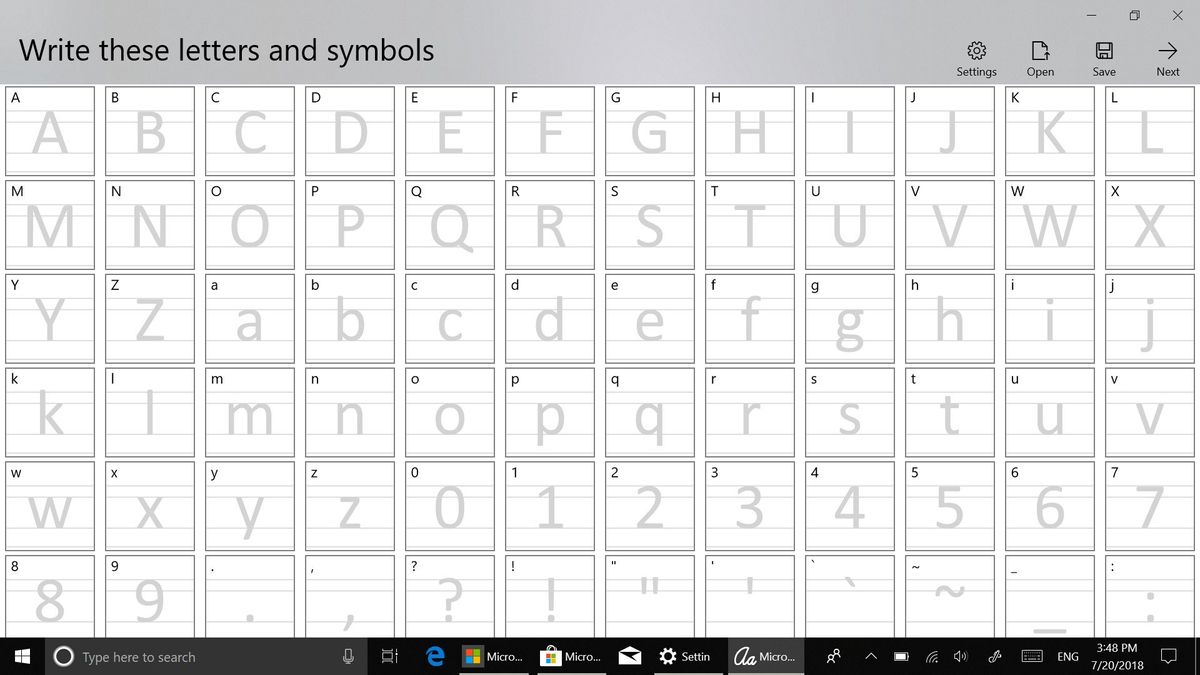 Microsoft Font Maker [Windows 10 Review]: Handwritten custom fonts | Windows Central