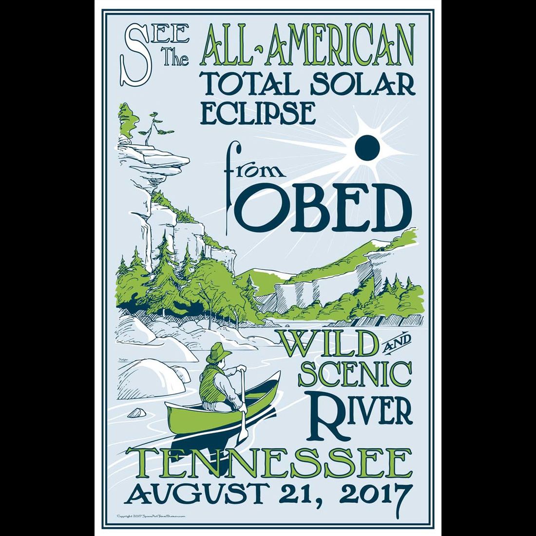 Gorgeous 2017 Solar Eclipse Posters by Astronomer-Artist Tyler Nordgren ...