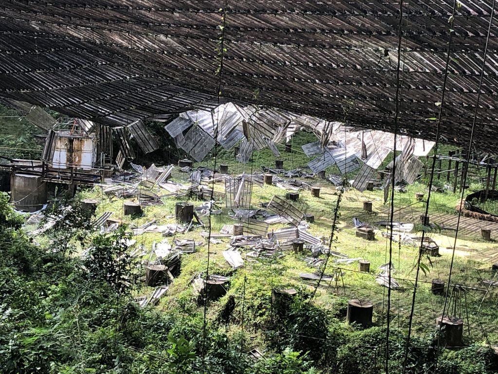 Arecibo Observatory: A year after telescope's collapse, an icon gets ...