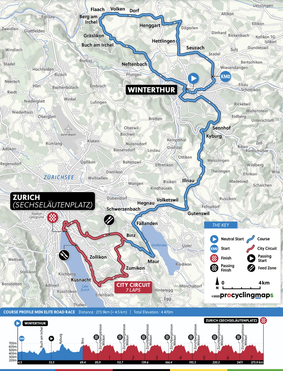 UCI Road World Championships 2024 routes | Cyclingnews