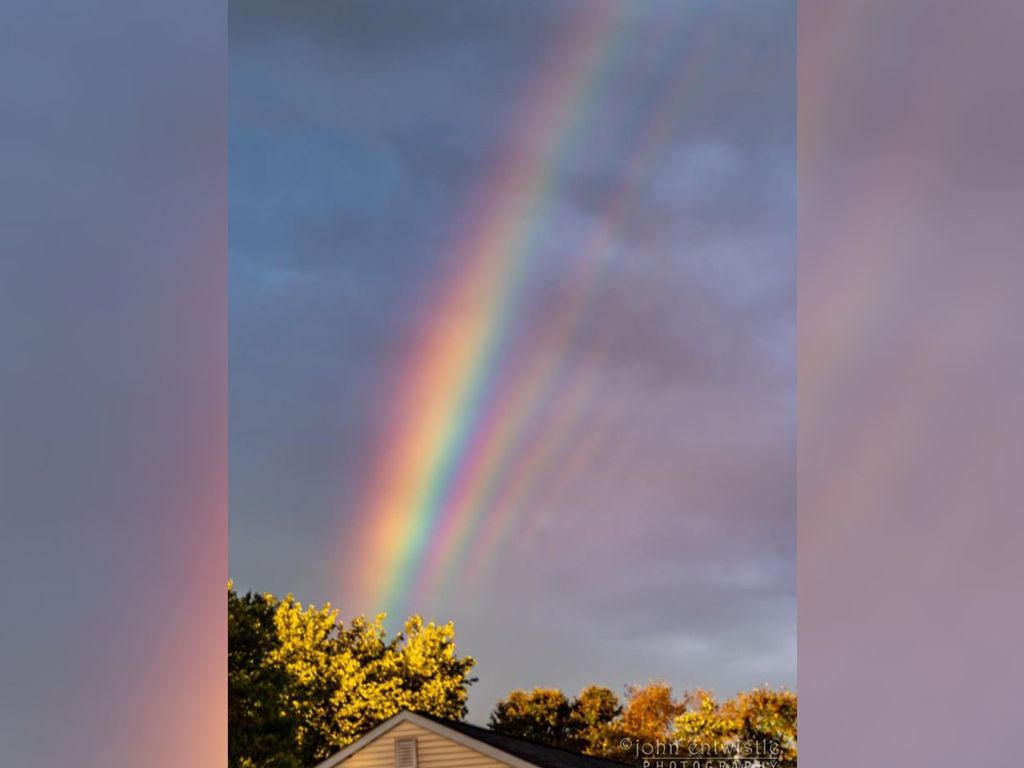 Rare Quintuple Rainbow Captured by Photographer in New Jersey | Live ...