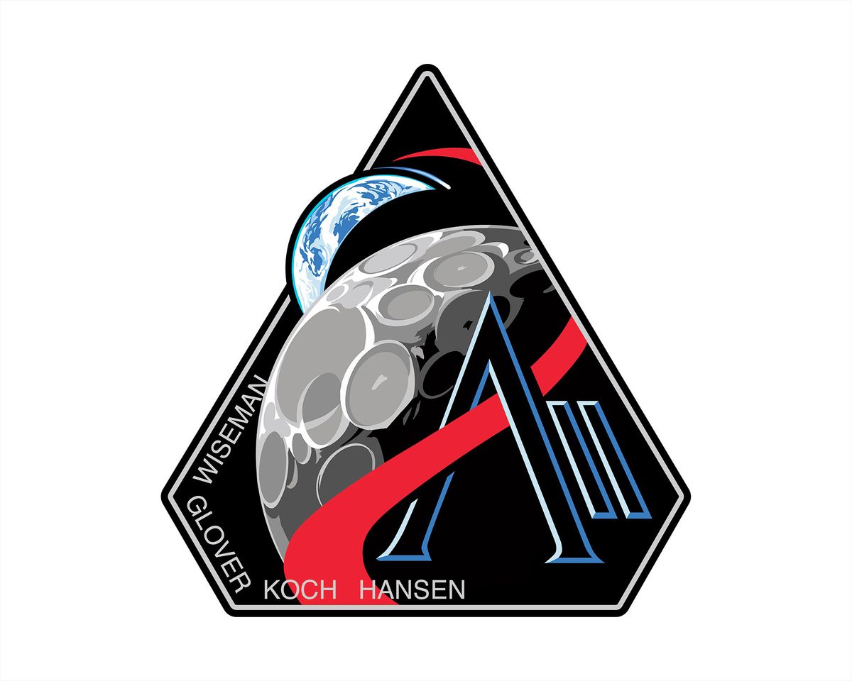 NASA's Artemis 2 astronauts reveal moon mission patch to honor 'AII ...