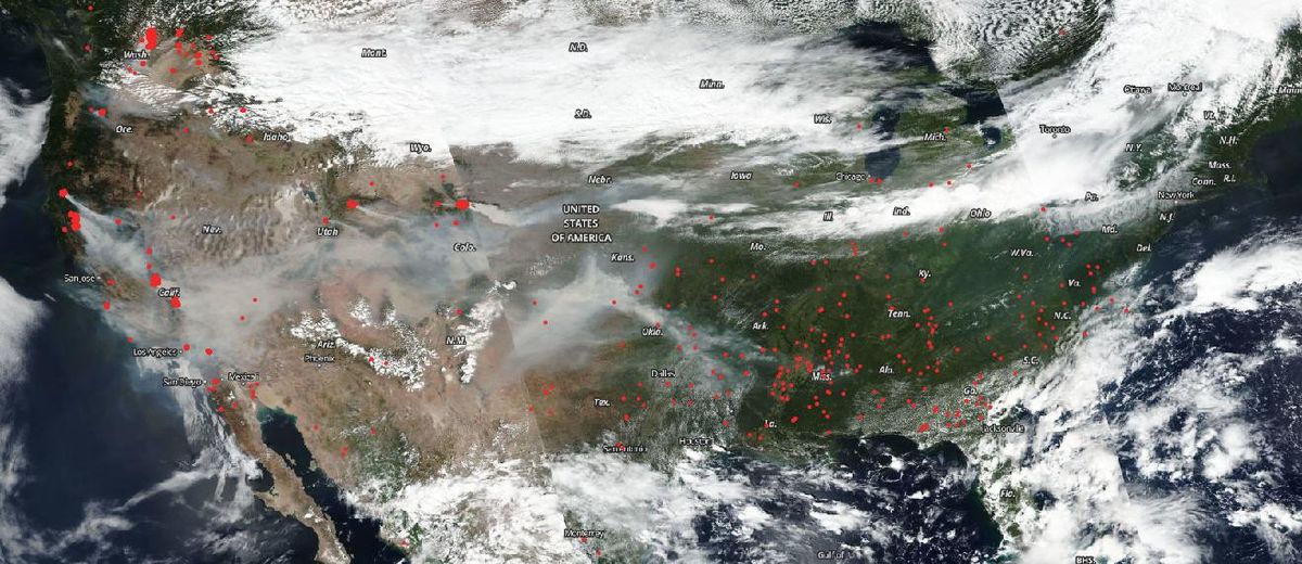 Satellites monitor California wildfires from space (photos) | Space