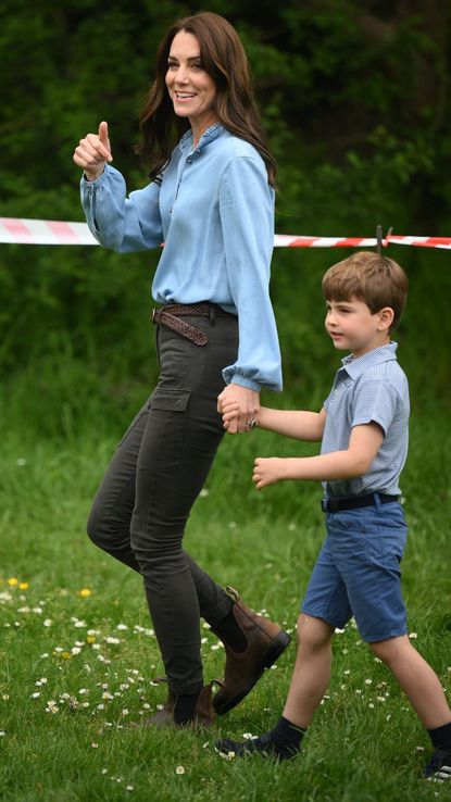 Kate Middleton's blue blouse is the perfect spring look | Woman & Home