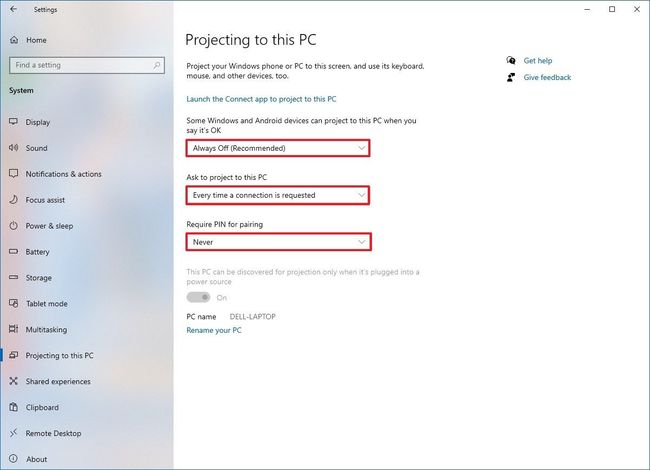 How to use screen mirroring on Windows 10 to turn your PC into a ...
