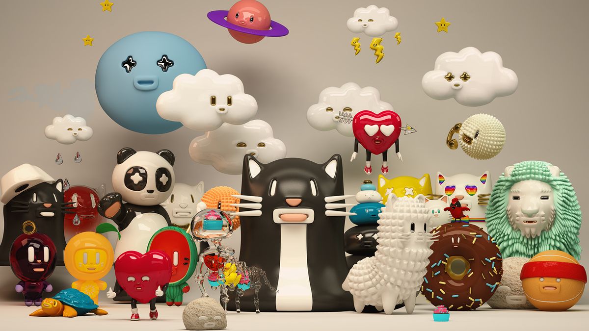 Explore cute 3D character art at Us By Night | Creative Bloq